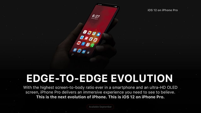 iPhone Pro and iOS 12 Concept Features HomeBar With Virtual Home Button ...