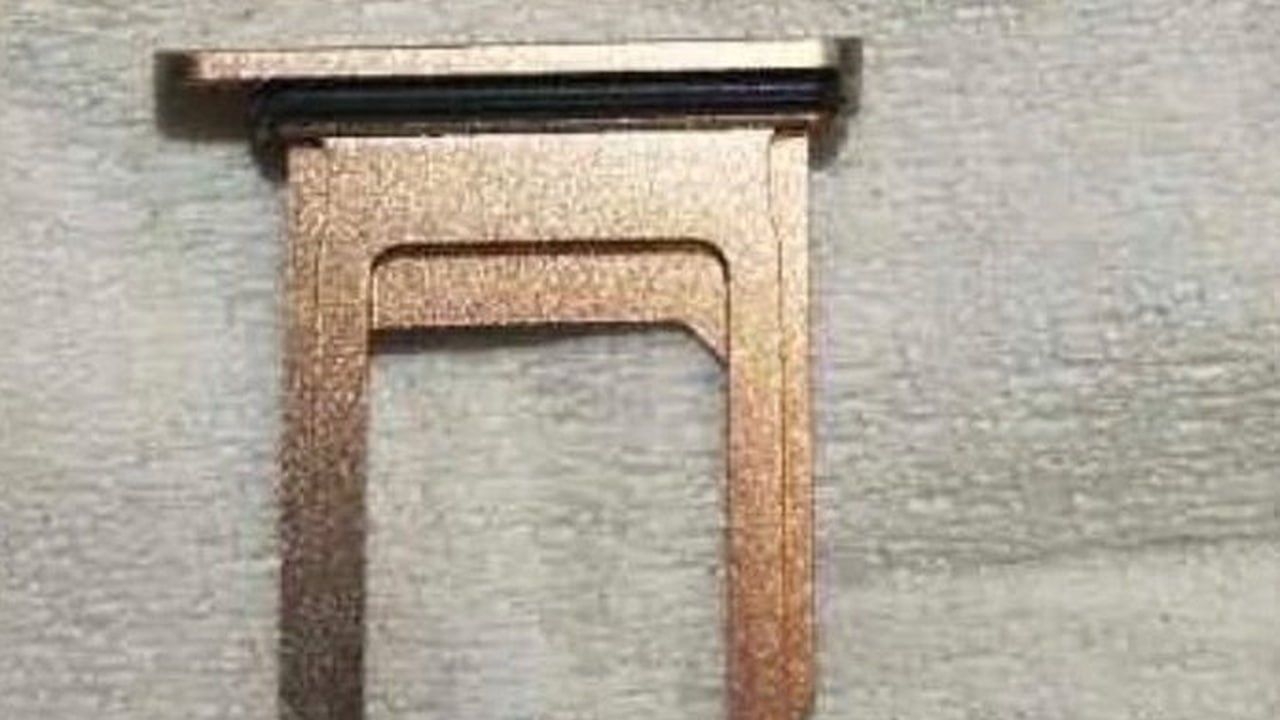 Alleged iPhone SIM Card Tray in 'Blush' Gold [Photo] - iClarified