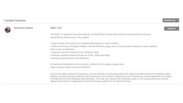 Apple Releases Safari 11 [Download] - iClarified