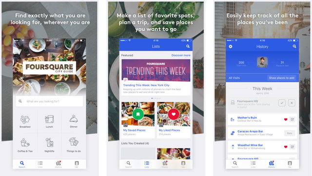 Foursquare City Guide App Updated With All-New Place Pages - iClarified