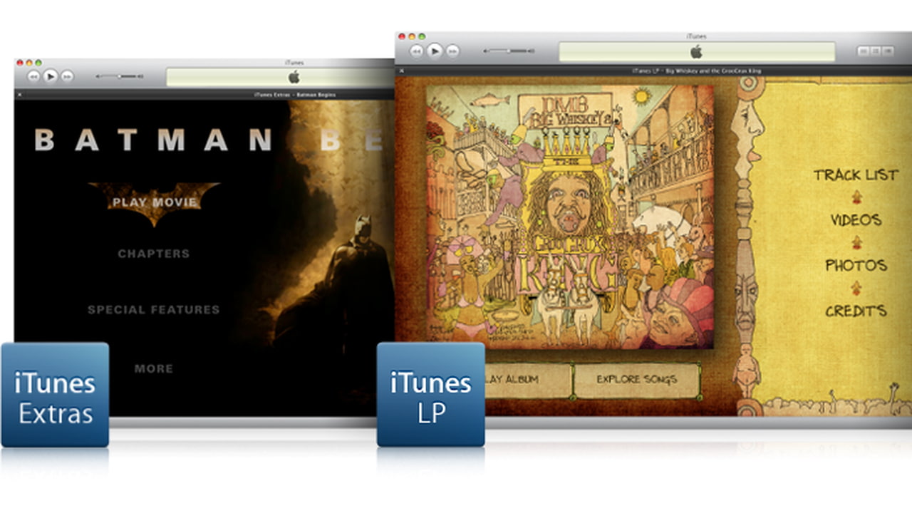 batman itunes extras