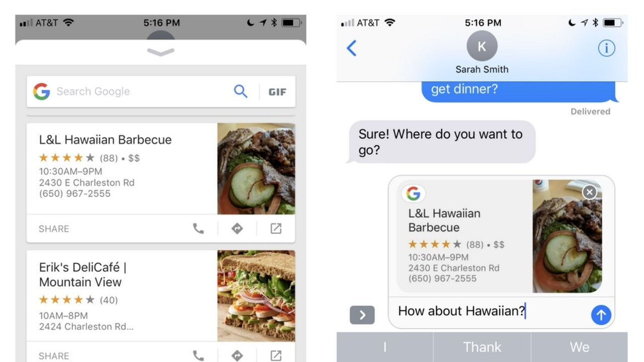 Google App Updated With iMessage Extension, Drag and Drop for iPad ...