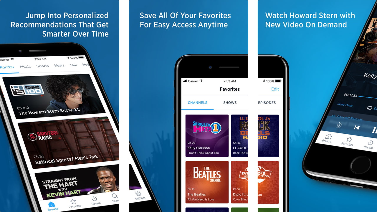SiriusXM Radio App Gets Major Update With New Design, Video ...