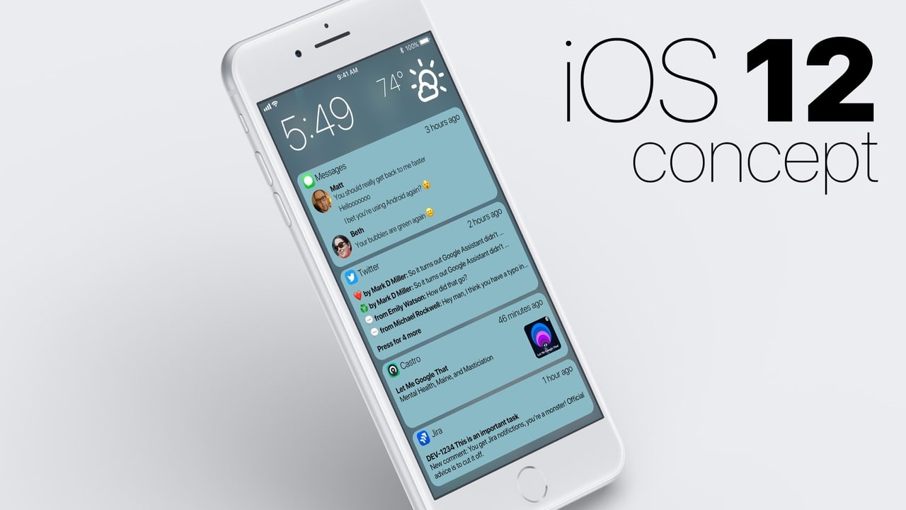 Check Out This iOS 12 Notifications Concept [Images] - iClarified
