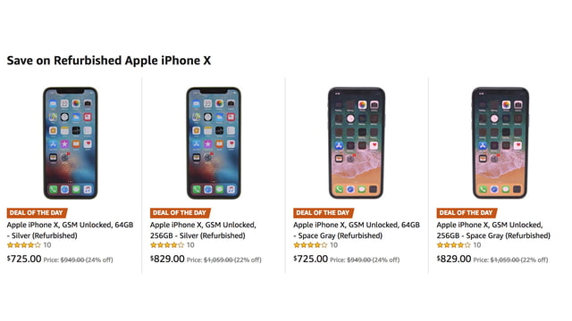 Refurbished Unlocked iPhone X On Sale for $725 [Deal] - iClarified