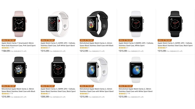 Refurbished Apple Watches On Sale as Amazon's Deal of the Day - iClarified