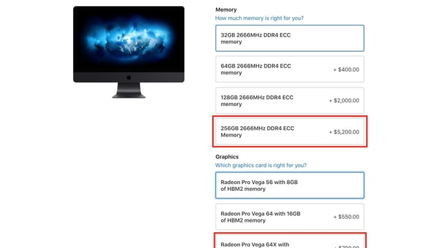 You Can Now Configure the iMac Pro With 256GB of RAM for $5200, Radeon ...