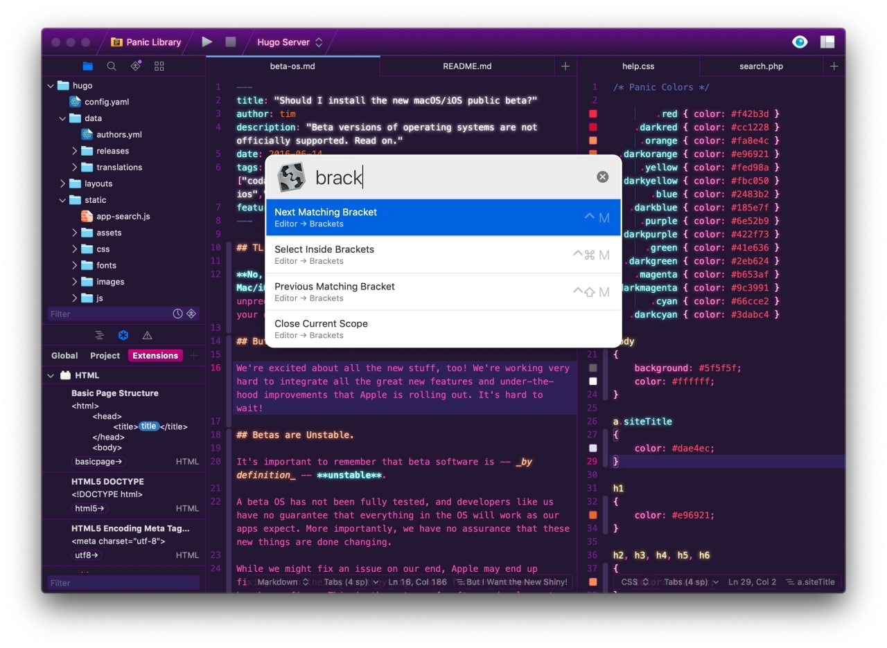 Panic Announces Private Beta of New 'Nova' Code Editor for Mac - iClarified