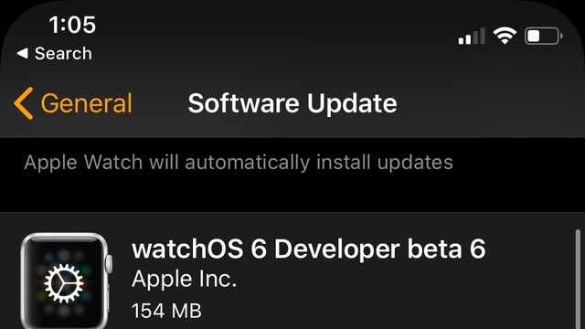 Apple Seeds watchOS 6 Beta 6 to Developers [Download] - iClarified