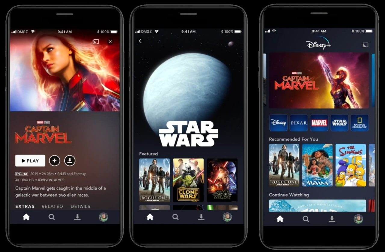 A First Look at the Disney+ App for Apple TV and iPhone [Images ...