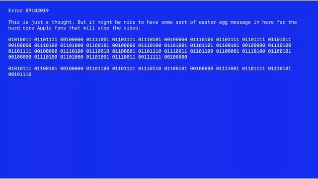 Apple's September Event Recap Video Includes Blue Screen of Death ...