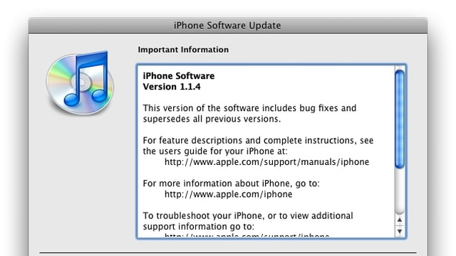 Apple Releases Firmware 1.1.4 for iPhone, iPod - iClarified