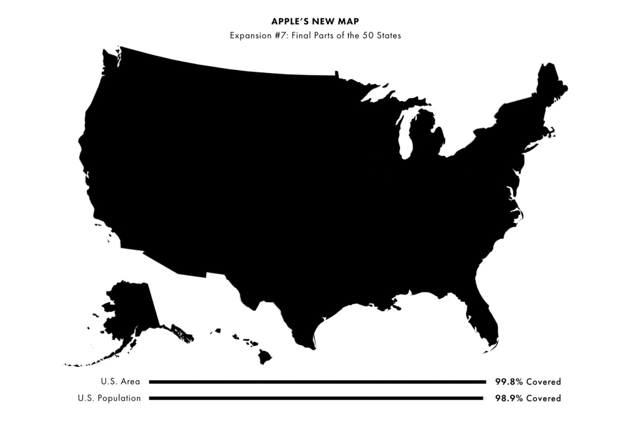 New Apple Maps Covers Entire United States in Final Rollout Phase ...