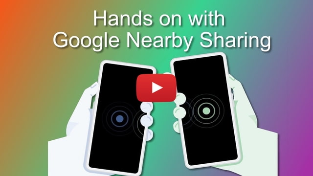 First Look at Google's AirDrop Competitor for Android [Video] - iClarified