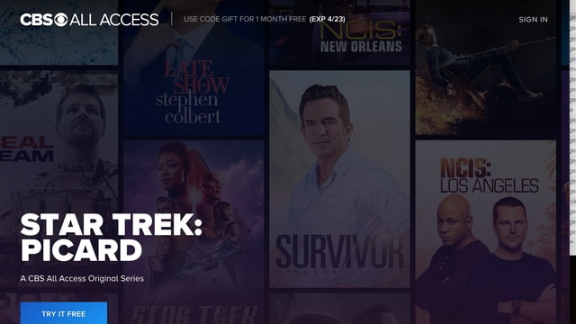 CBS Offers Free Month of CBS All Access - iClarified
