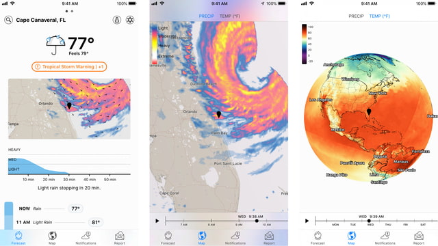 Apple Updates Dark Sky Weather App With Extra Large Watch Complication ...