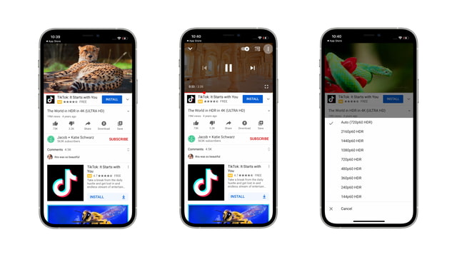 YouTube App Gets HDR Support for New iPhone 12/Pro/Max/mini - iClarified