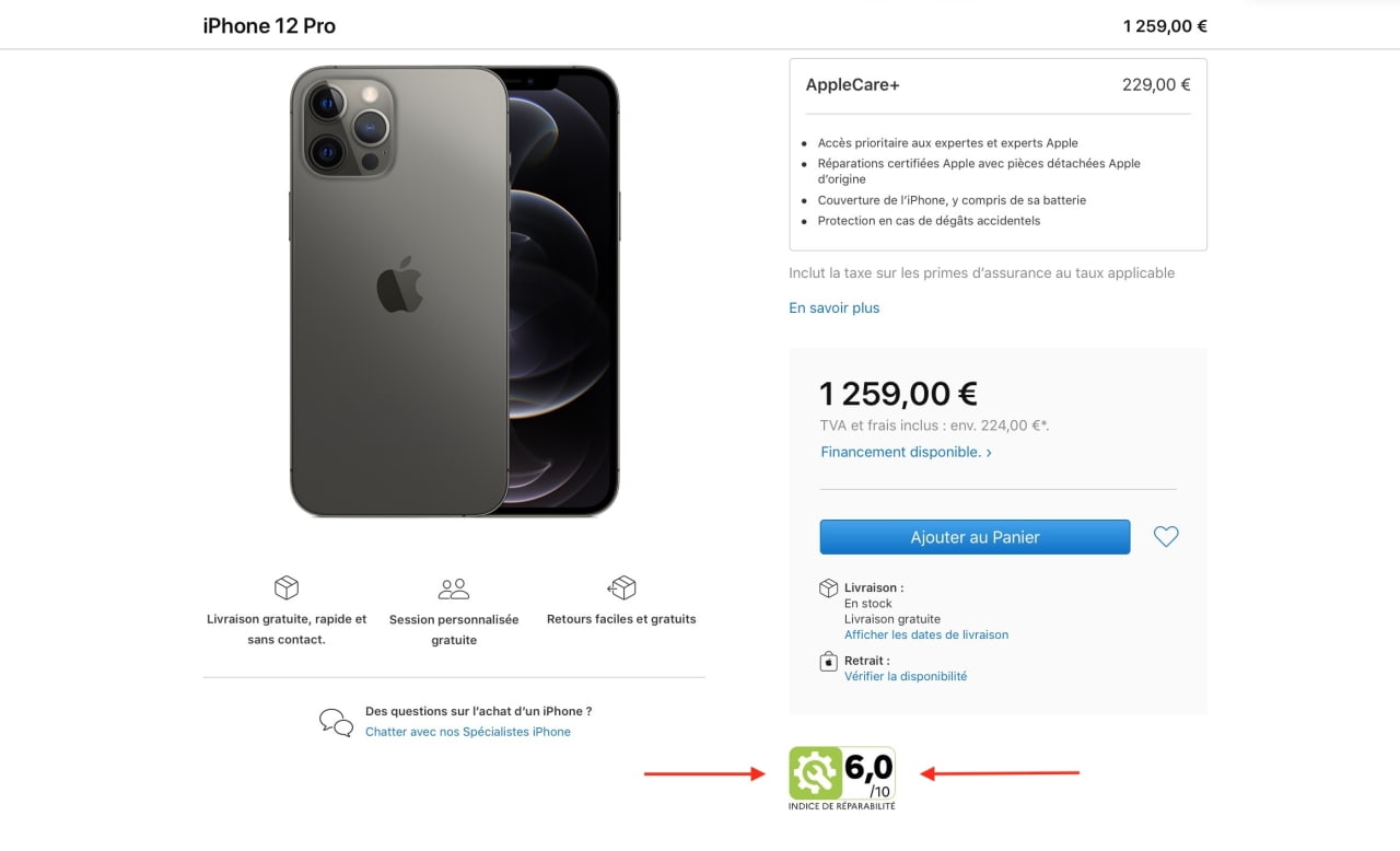 Apple Assigns Repairability Scores to Its Products in France as ...