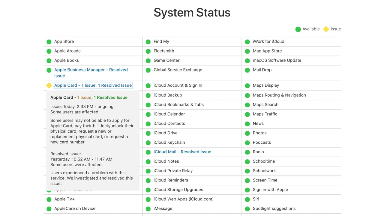 Apple Confirms Apple Card Issue Affecting Some Users - iClarified