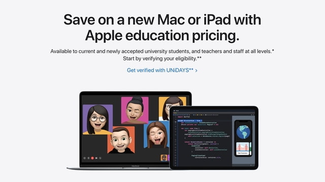 Apple's US Education Store Now Requires UNiDAYS Verification ...