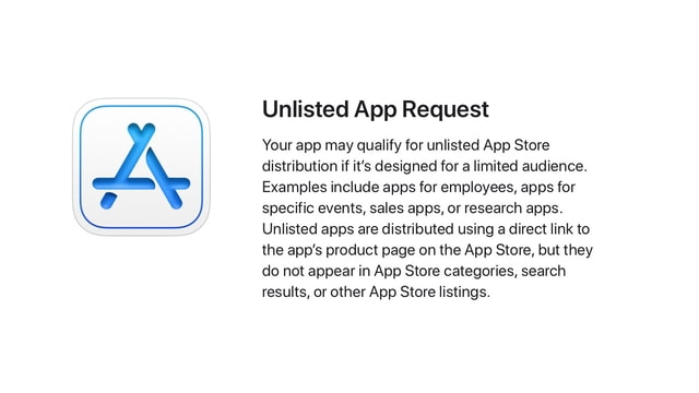 App Store Now Supports Unlisted App Distribution Iclarified