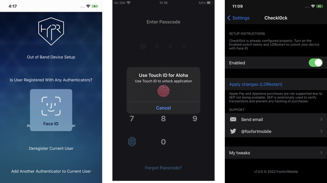 Checkl0ck Tweak Enables Face ID and Touch ID On Jailbroken A11 iPhones ...