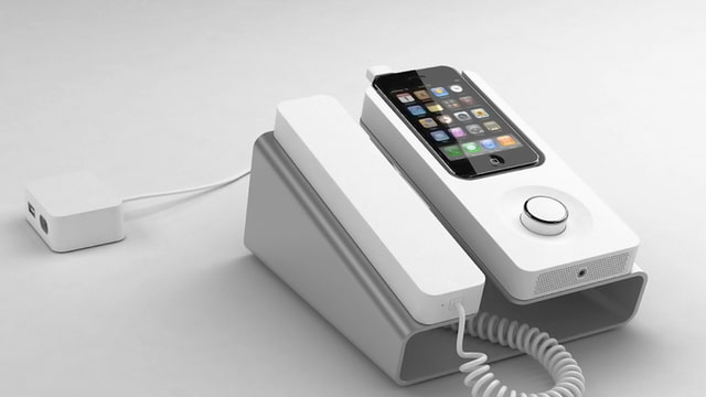 Desk Phone Dock Turns Your iPhone Into a Traditional Handset - iClarified