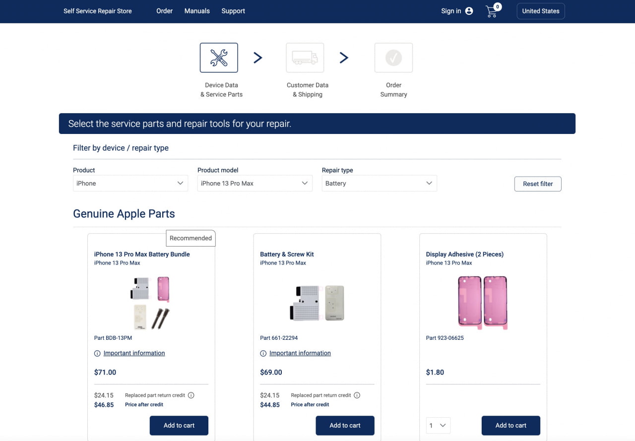 Apple Launches 'Self Service Repair Store' With Genuine Parts and Tools ...