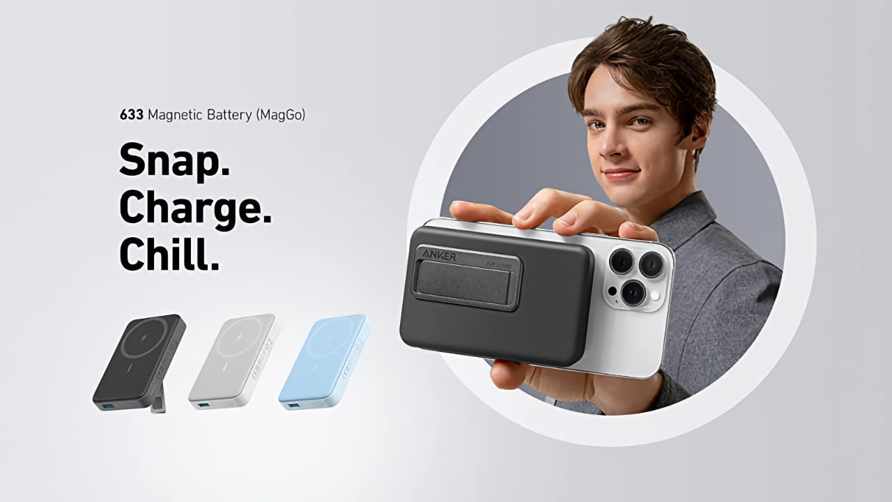 Anker Releases 10,000mAh MagSafe Portable Battery Pack With USB-C ...