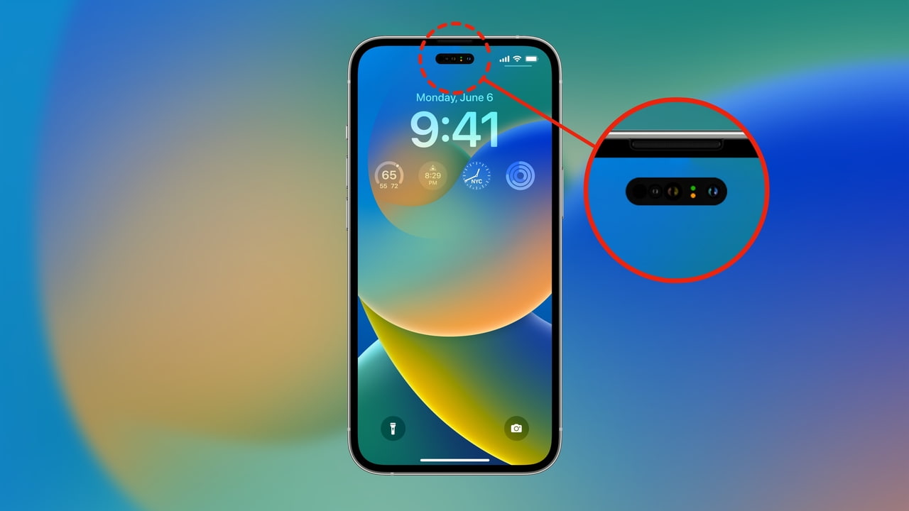 Apple to Use Space Between iPhone 14 Pro 'Pill + Hole' Cutouts for ...