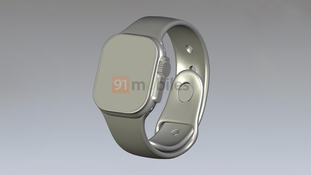 CAD Renders Purportedly Reveal Design of Apple Watch Pro - iClarified