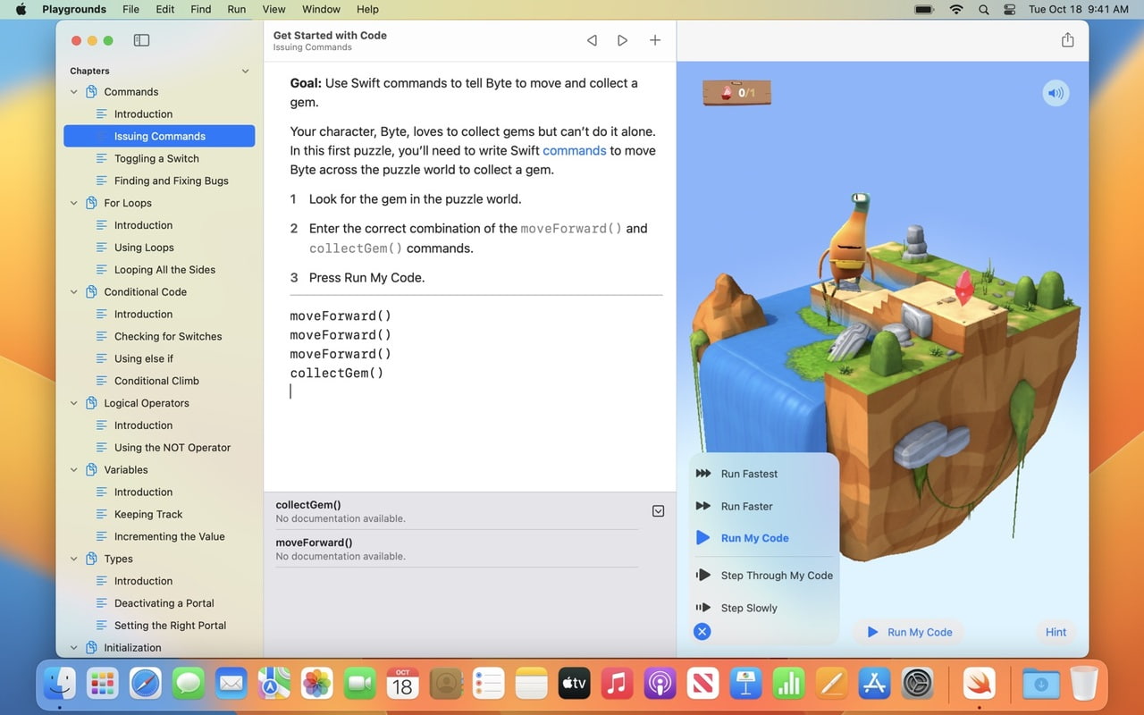 Apple Releases Swift Playgrounds 4.2 With Customizable Toolbar, App ...