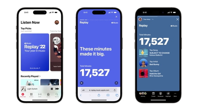 Apple Music Launches New Replay Experience, Reveals 2022 Top Charts ...