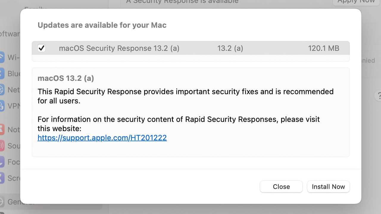 Apple Releases 'Rapid Security Response' for macOS 13.2 Beta - iClarified