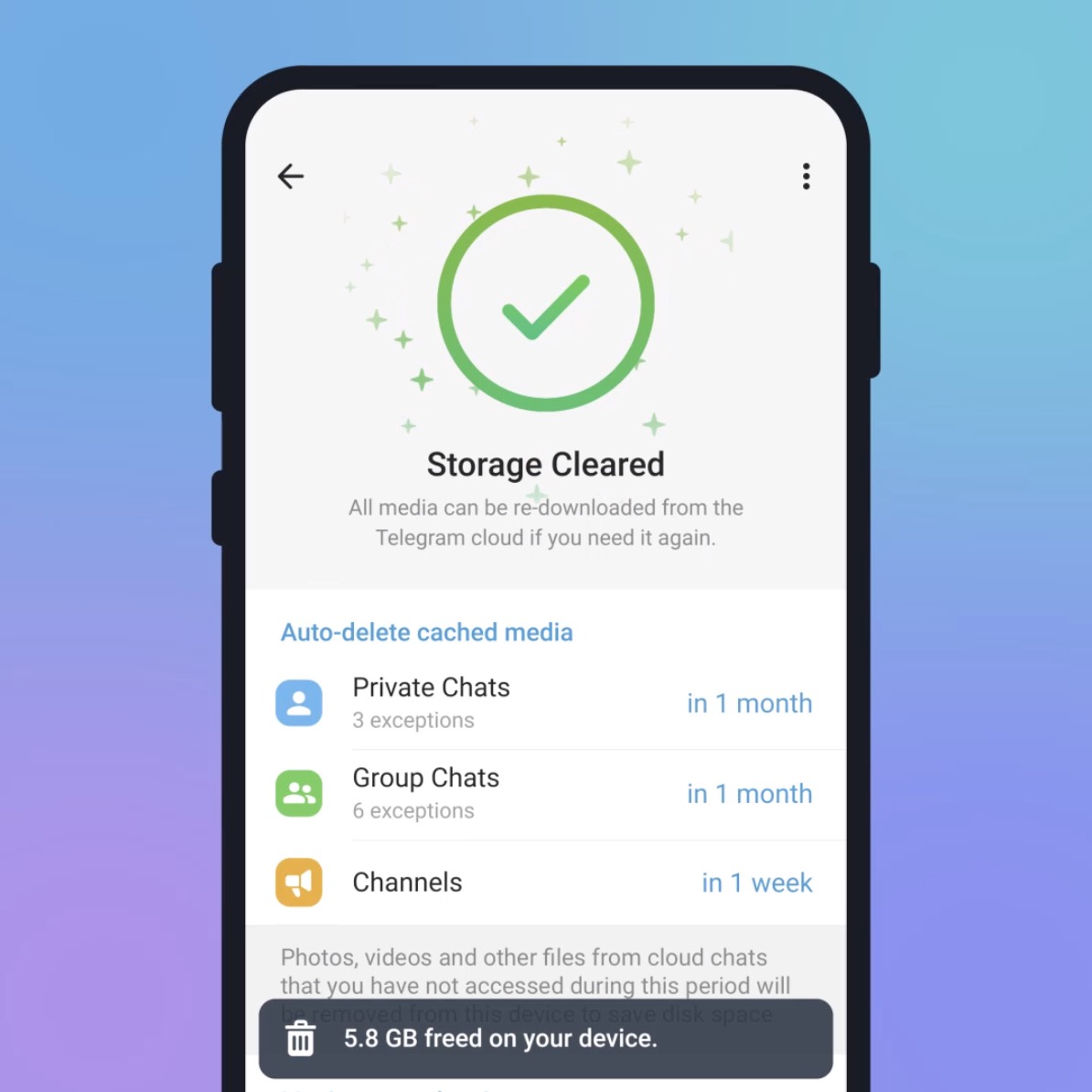 Telegram Messenger Updated With Hidden Media, Zero Storage Usage, More ... Telegram Messenger Updated With Hidden Media, Zero Storage Usage, More ...