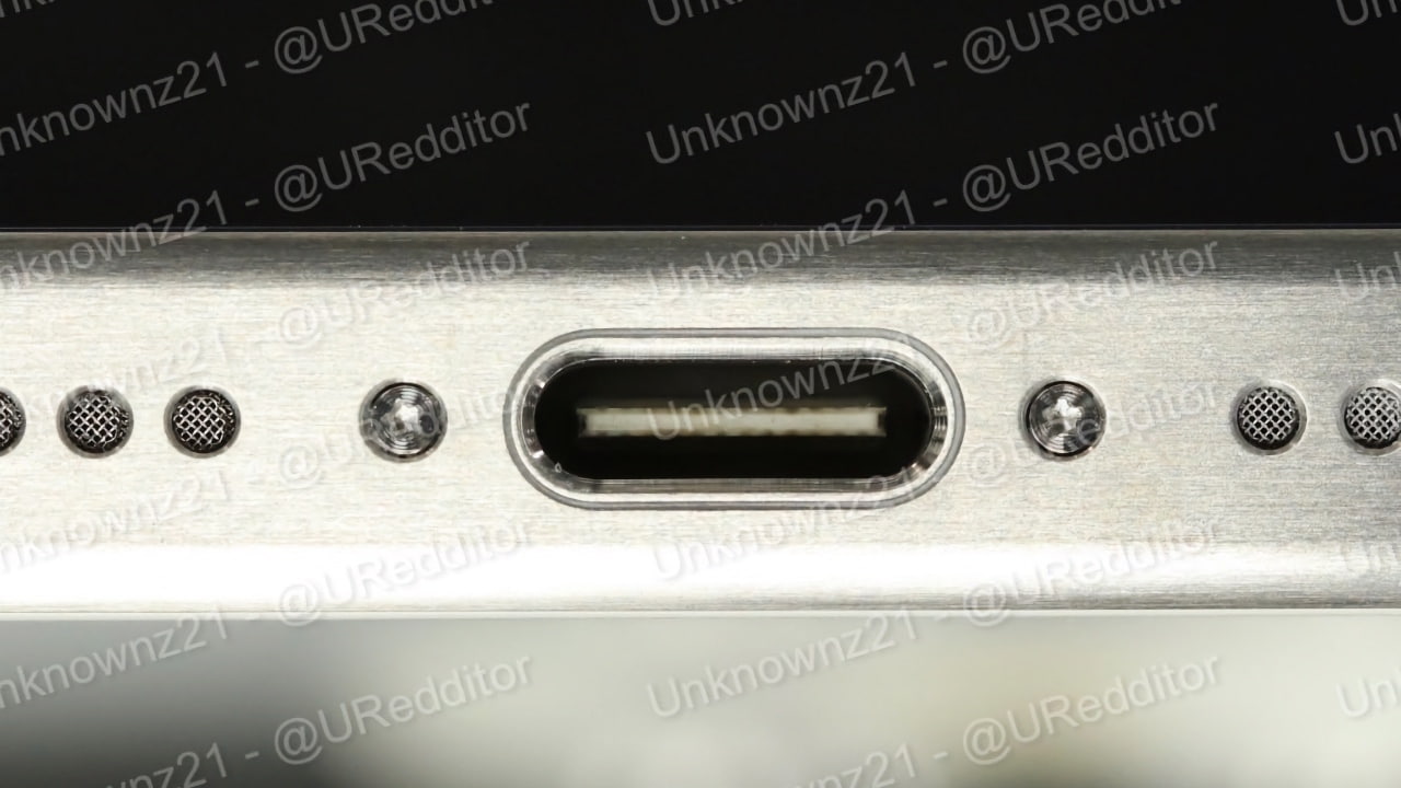 Leaked Photo Shows USB-C Port on iPhone 15 Pro - iClarified