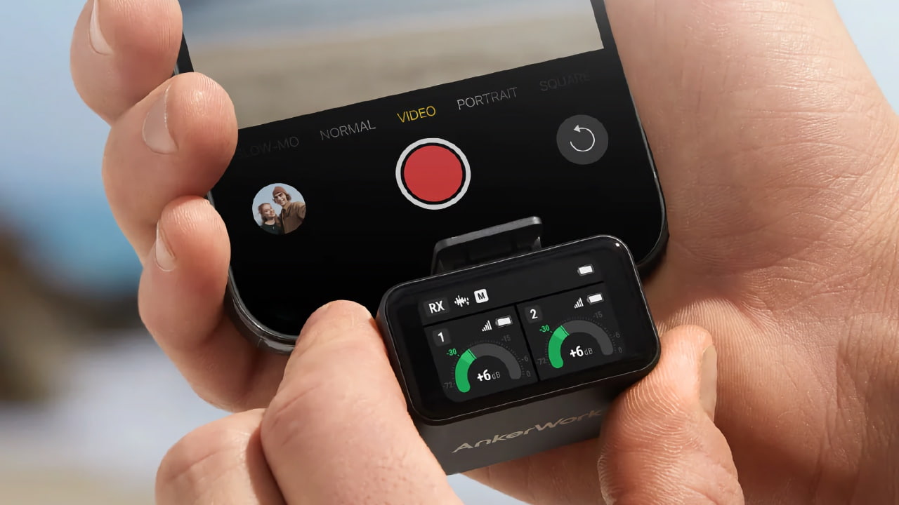 Anker M650 iPhone Compatible Wireless Lavalier Microphone System Now ...