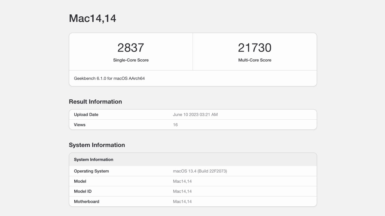 First Benchmarks Surface for New M2 Ultra Chip - iClarified