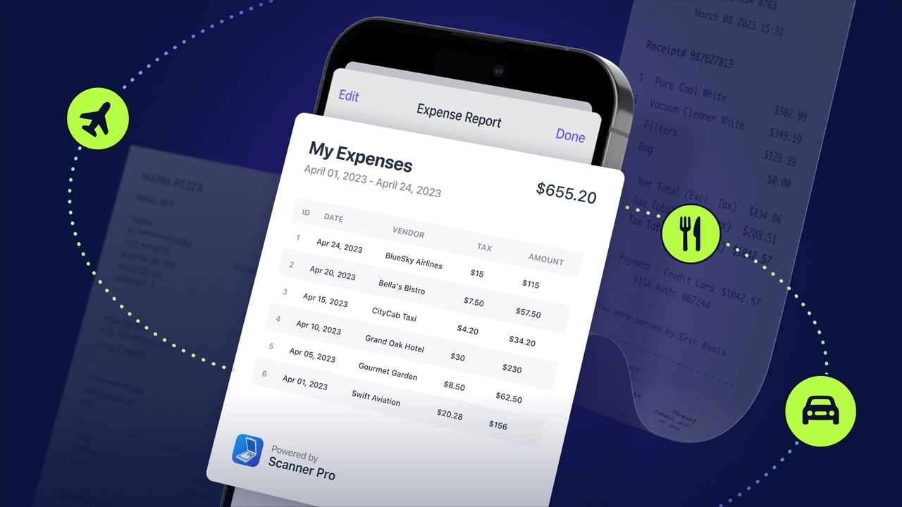 Readdle Scanner Pro App Can Now Create Automated Expense Reports ...