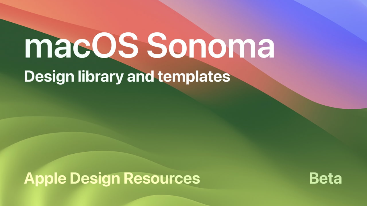 Apple Releases Sketch and Figma Design Kits for macOS Sonoma - iClarified