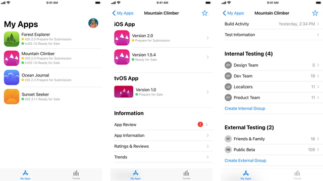 Apple Updates 'App Store Connect' App With Support for visionOS Apps ...