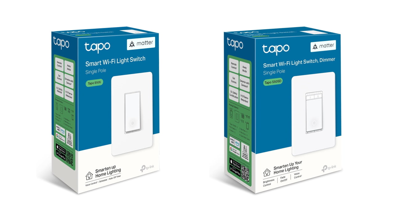 TP-Link's First Matter Smart Light Switch and Smart Dimmer Switch Now ...