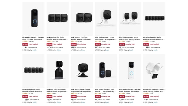 Blink Smart Security Cameras and Doorbells On Sale for Up to 60% Off ...