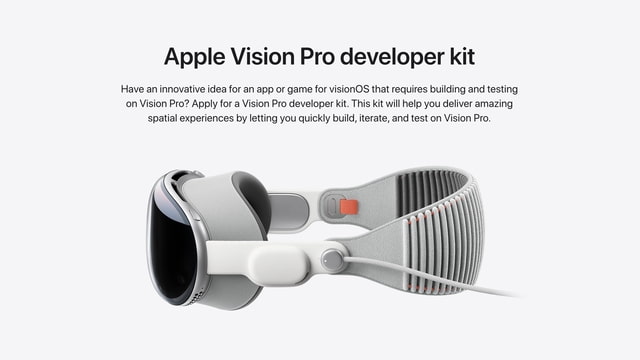 You Can Now Apply for an Apple Vision Pro Developer Kit - iClarified