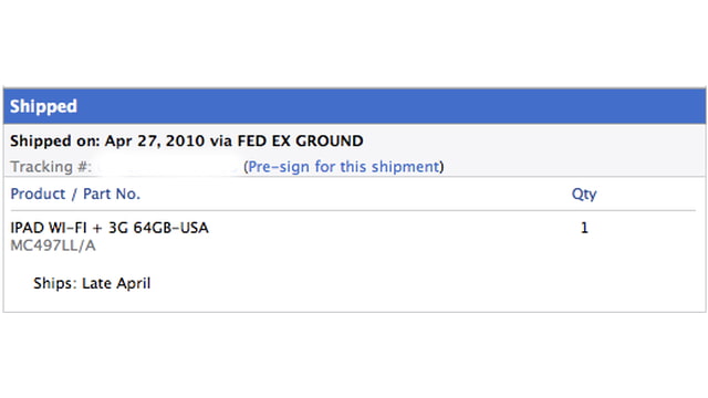 Apple Begins Shipping the iPad 3G - iClarified