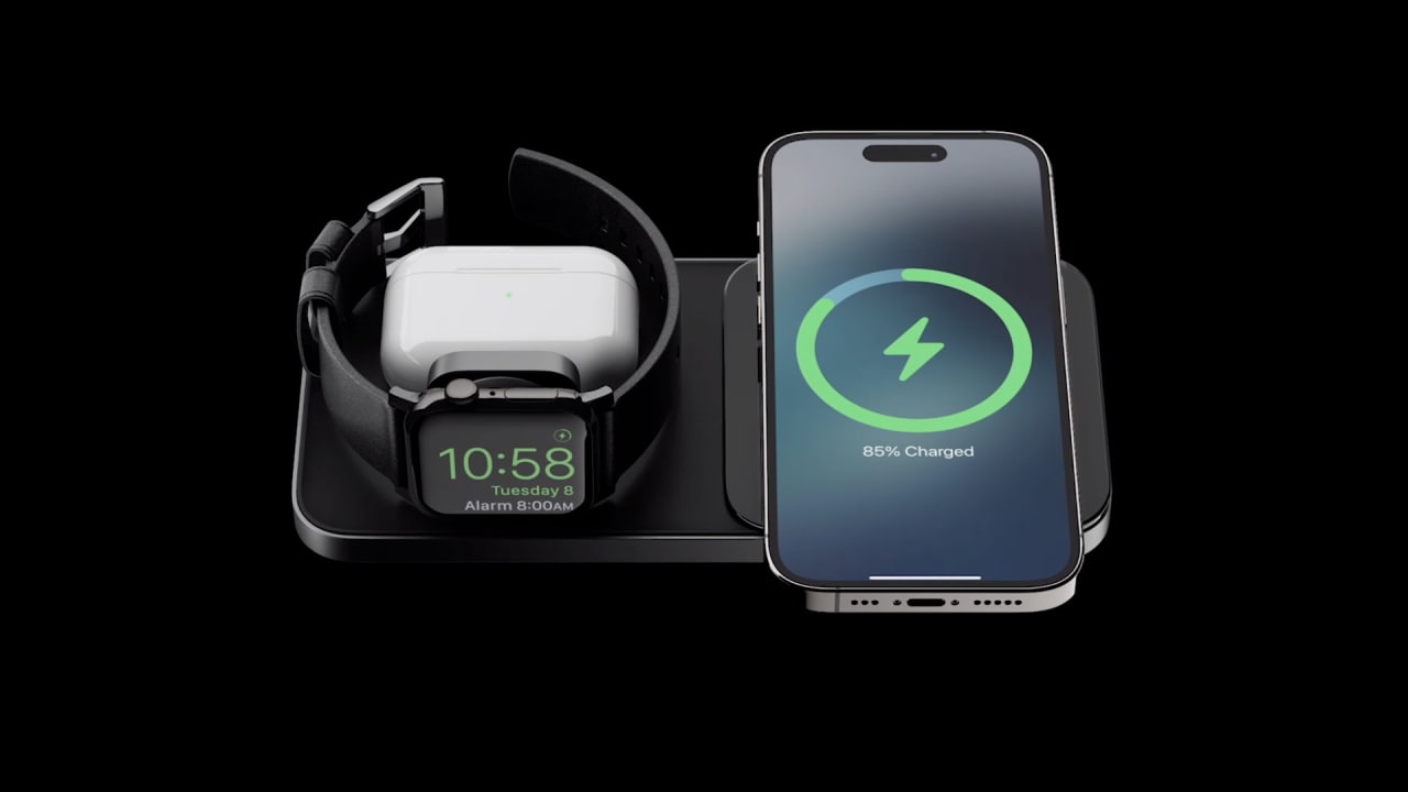 Nomad Launches 'Base One Max' 3-in-1 MagSafe Charger - iClarified