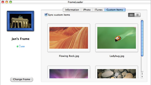 Sync Digital Picture Frames with Mac OS X and FrameLoader - iClarified