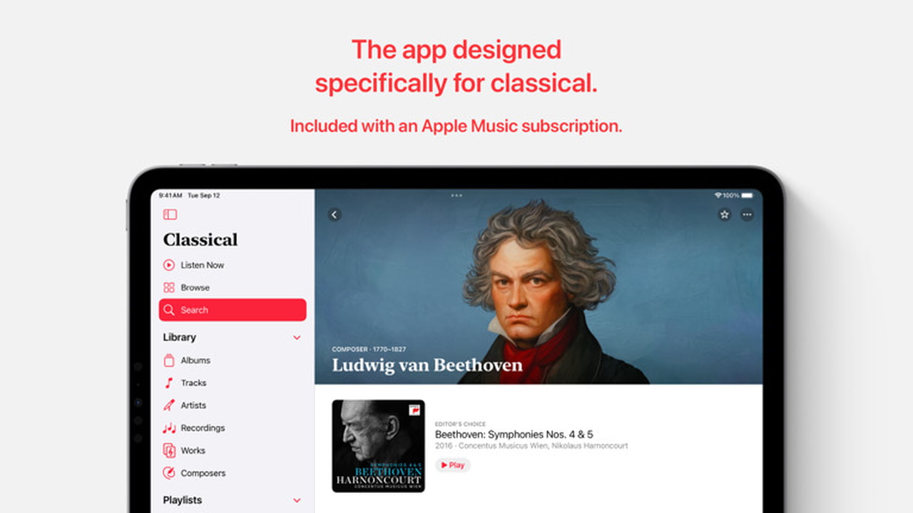 Apple Music Classical Now Available On Ipad Iclarified