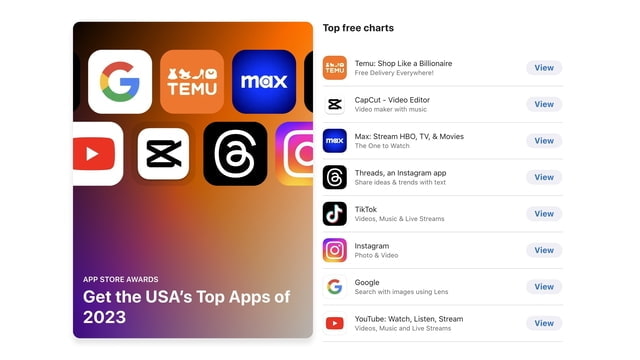 Apple Reveals Top Apps and Games of 2023 - iClarified