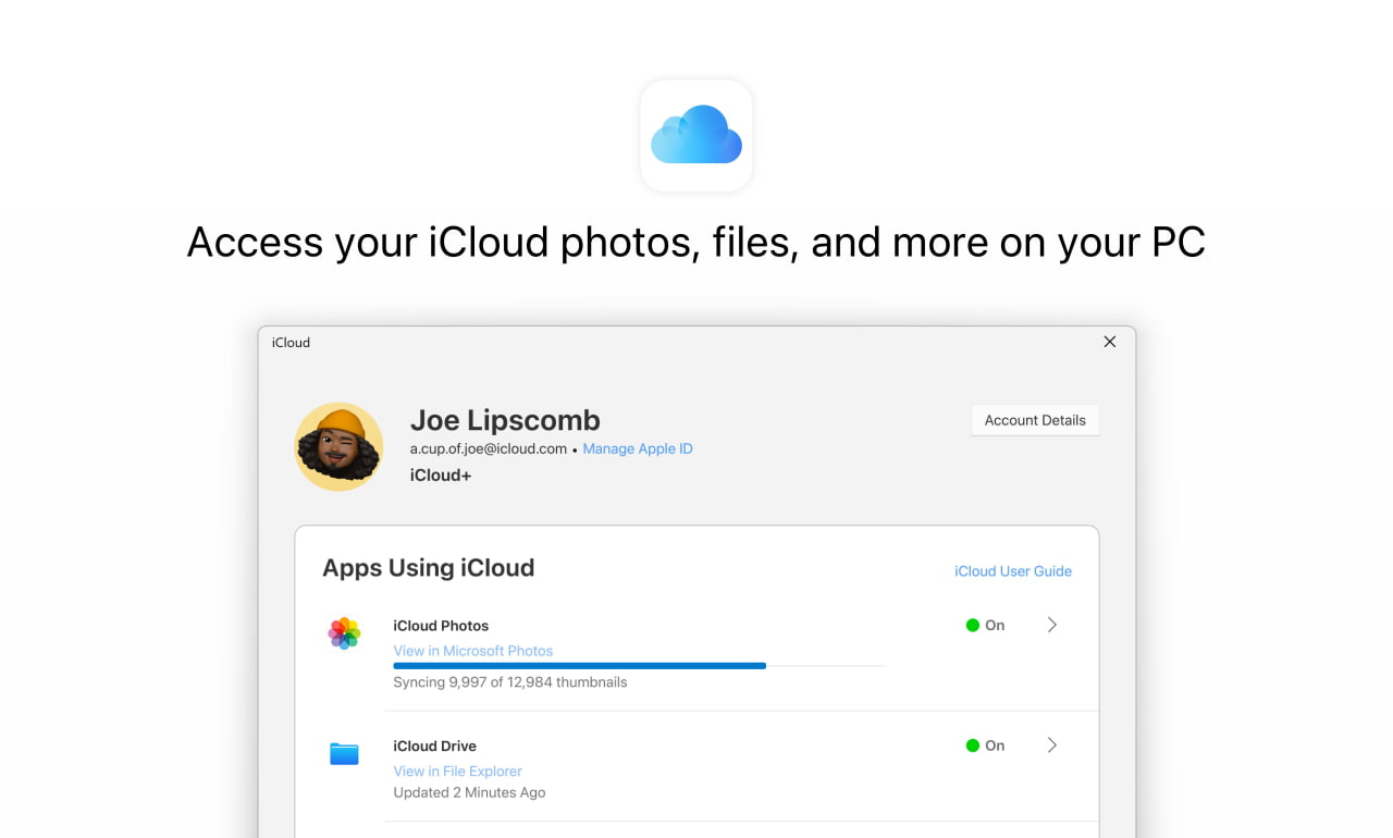 Apple Releases Redesigned iCloud for Windows App - iClarified